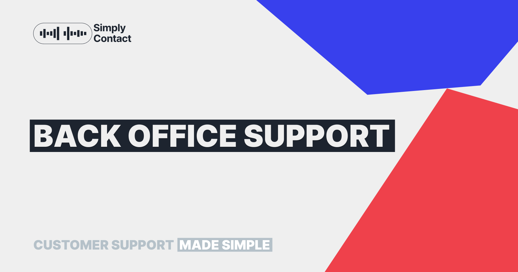 Back Office Support Services - Trusted Back Office BPO | Simply Contact